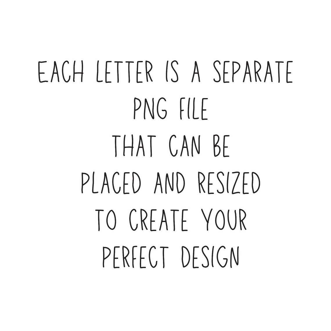 Floral Doodle Letters, Spring Floral Alphabet PNG Set, Sublimation ...