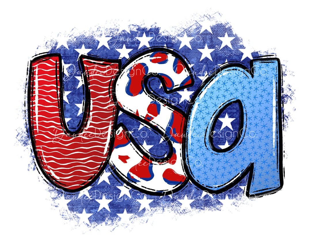 USA Sublimation Design, July 4th PNG, Fourth of July Design, Patriotic ...