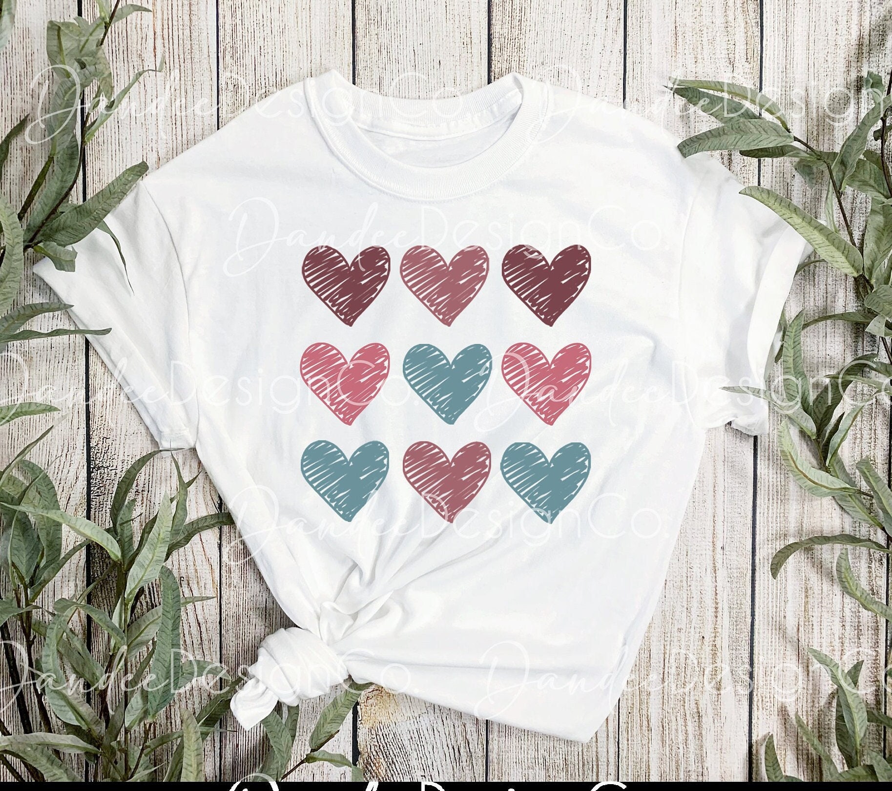Boho Hearts Valentine PNG Boho Hearts Valentine Sublimation - Etsy