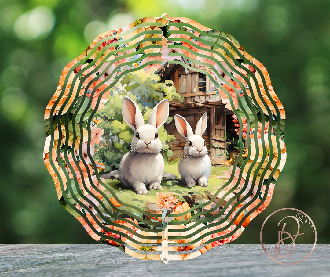 Easter Wind Spinner PNG, Easter Bunny Wind Spinner Design, Wind Spinner ...