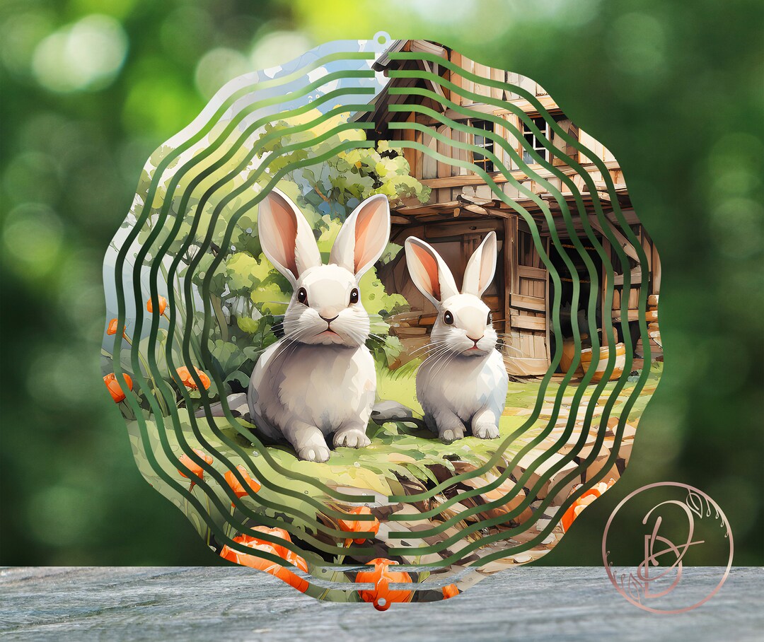 Easter Wind Spinner PNG, Easter Bunny Wind Spinner Design, Wind Spinner ...