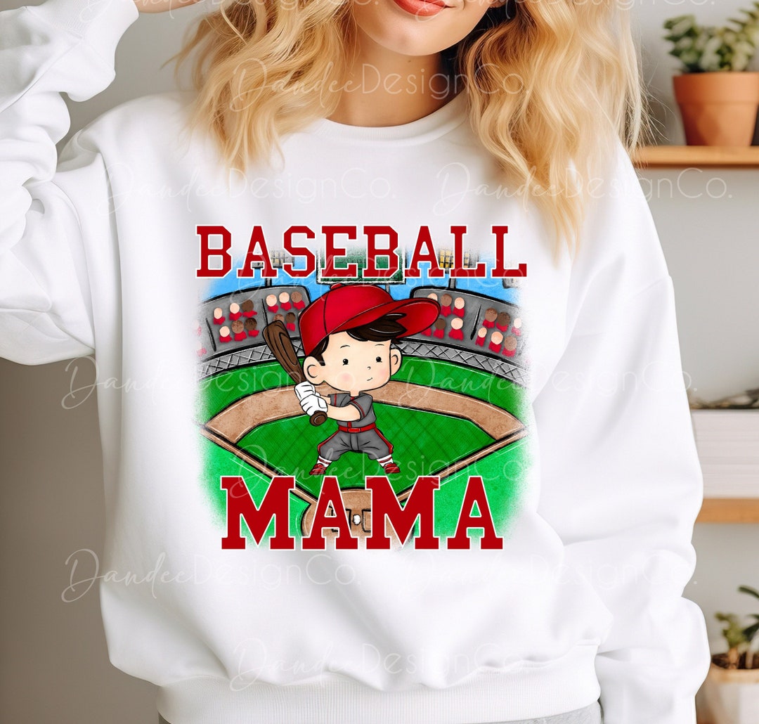 Baseball Mama PNG, Baseball Mom Sublimation Design, Baseball Player ...