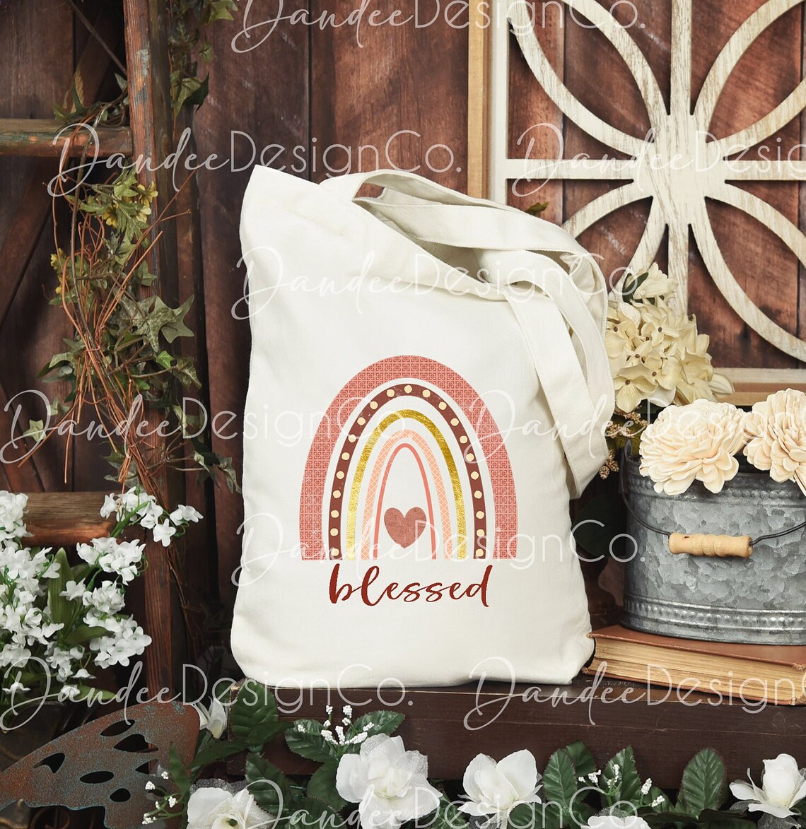 Blessed Rainbow PNG Blessed Boho Rainbow Sublimation Design - Etsy