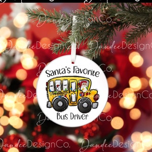 Santa's Favorite Bus Driver PNG, Santa's Favorite Bus Driver ...