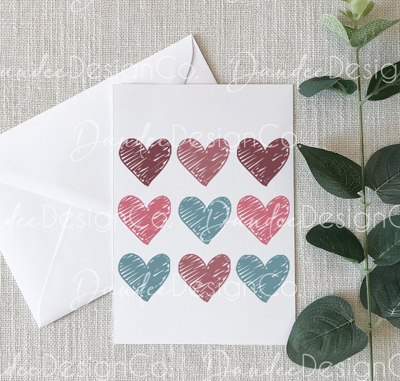 Boho Hearts Valentine PNG Boho Hearts Valentine Sublimation - Etsy