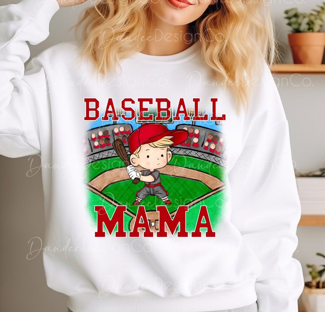 Baseball Mama PNG, Baseball Mom Sublimation Design, Baseball Player ...