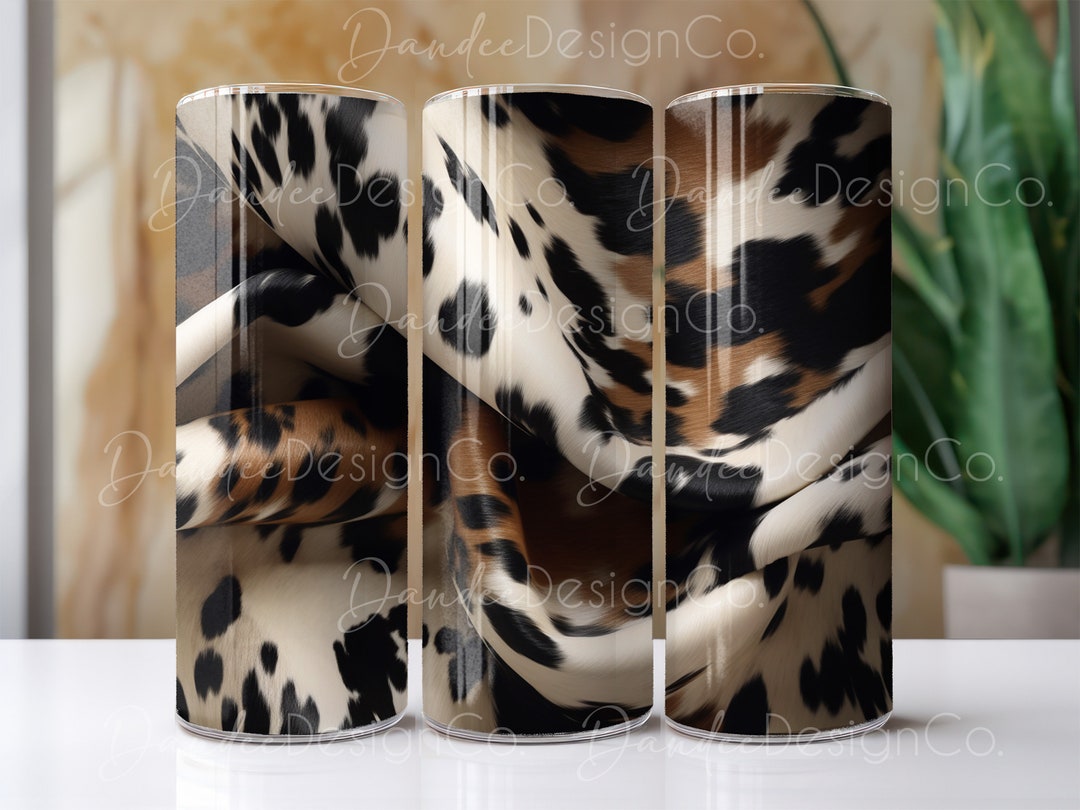 Cowhide 20oz Tumbler Design Tumbler Sublimation Design - Etsy