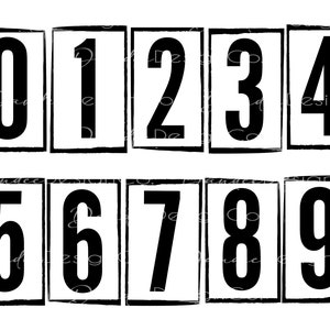 Boxed Alphabet Letters, Boxed Alpha Set, Grunge Box Alphabet, Alpha Set ...