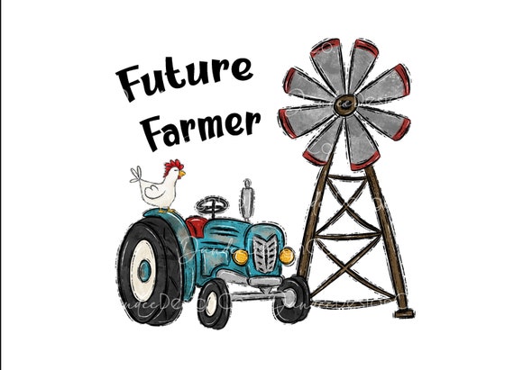 Future Farmer Tractor PNG / Tractor Sublimation Design / - Etsy
