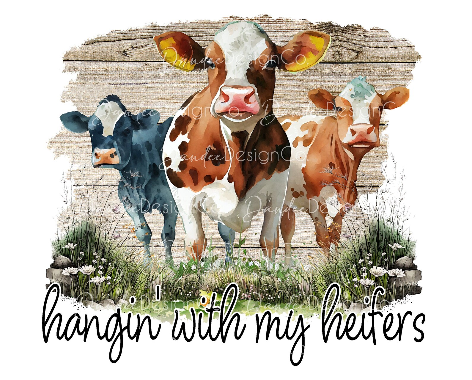 Hangin' With My Heifers PNG, Sublimation Design, Cow PNG, Heifer PNG ...