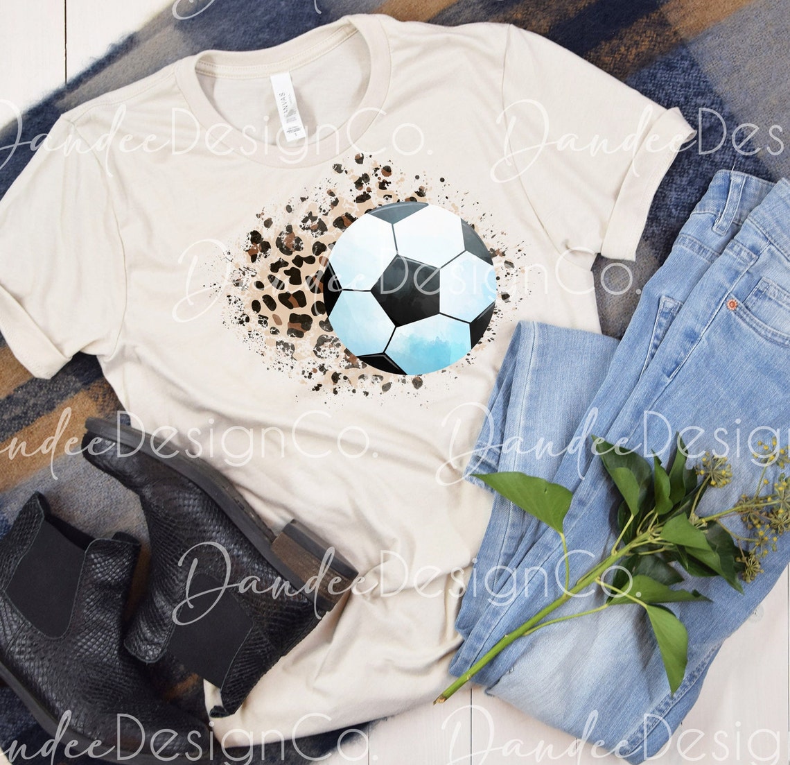 Soccer Ball PNG, Soccer Ball Sublimation Design, Leopard Print ...