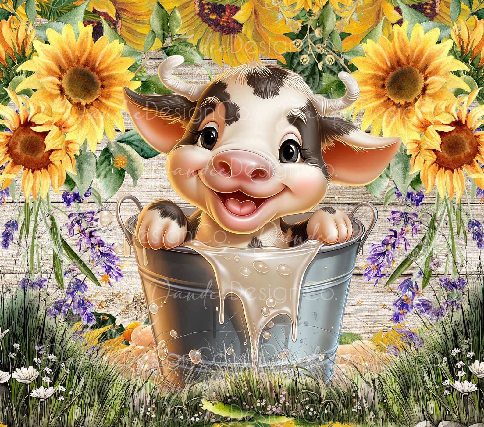 Baby Cow in Bucket 20oz Tumbler Design Skinny Straight - Etsy