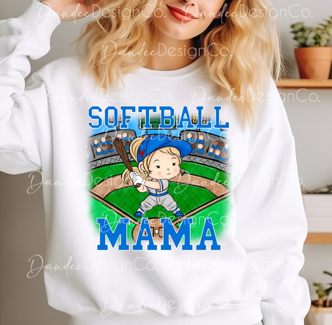 Softball Mama PNG, Softball Mom Sublimation Design, Softball Player ...