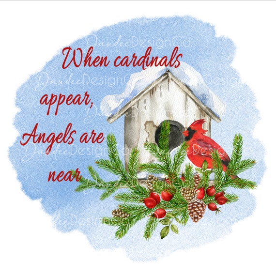 Cardinal Sublimation Design Red Cardinal PNG Red Bird PNG - Etsy
