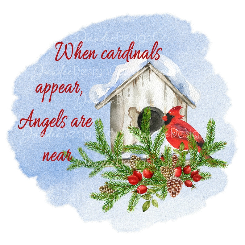 Cardinal Sublimation Design Red Cardinal PNG Red Bird PNG - Etsy