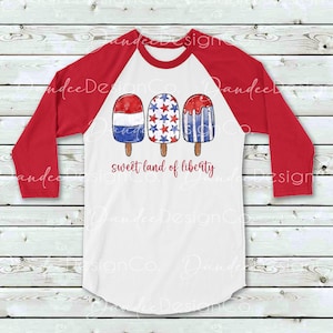 Sweet Land of Liberty PNG, USA Ice-cream, American Popsicle, Patriotic ...