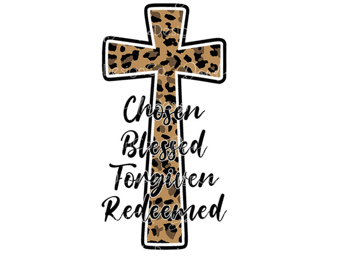 Leopard Print Cross PNG Leopard Print Cross Sublimation - Etsy
