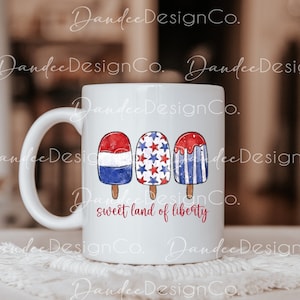 Sweet Land of Liberty PNG, USA Ice-cream, American Popsicle, Patriotic ...