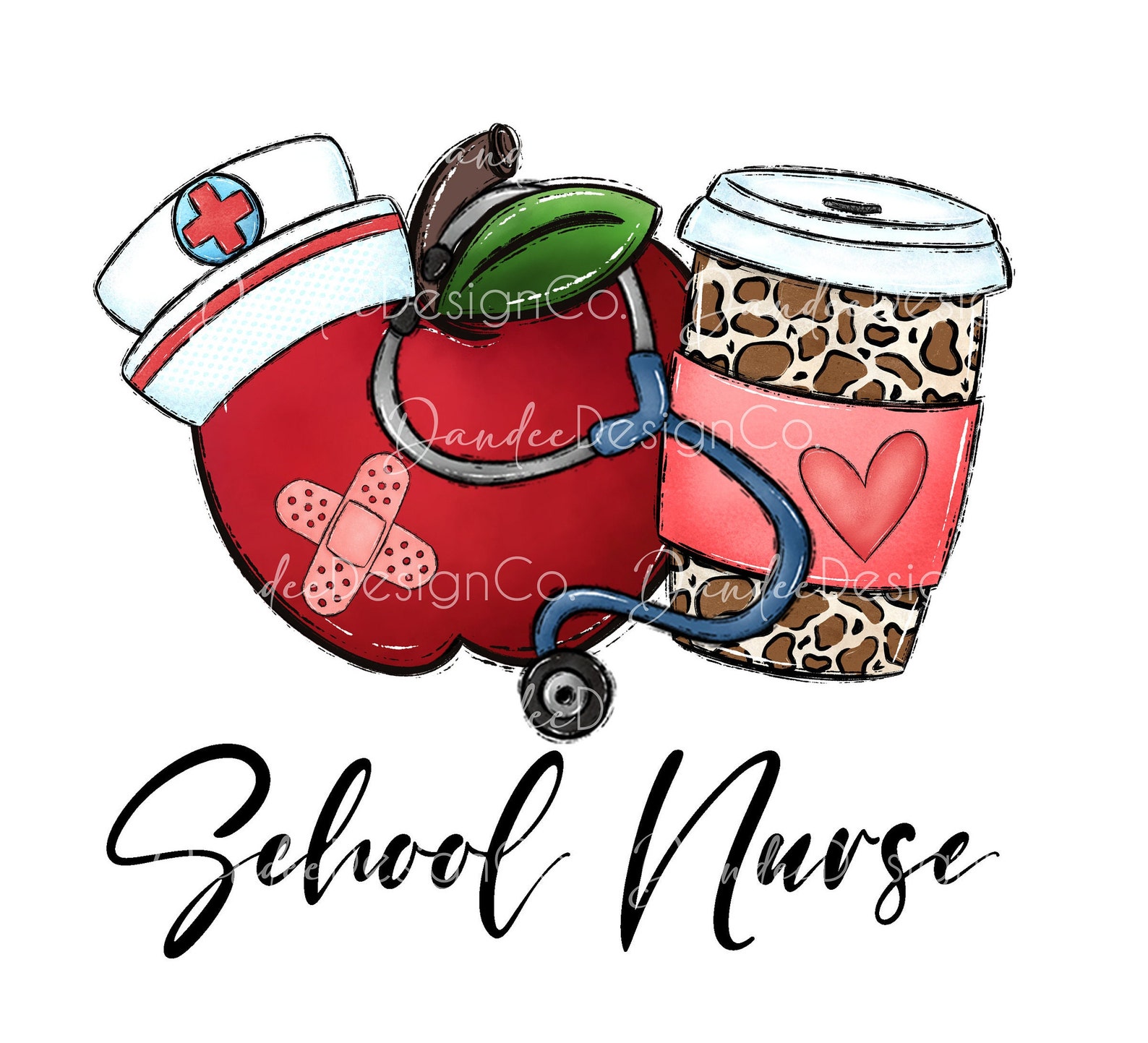 School Nurse PNG School Nurse Sublimation Design RN LPN - Etsy
