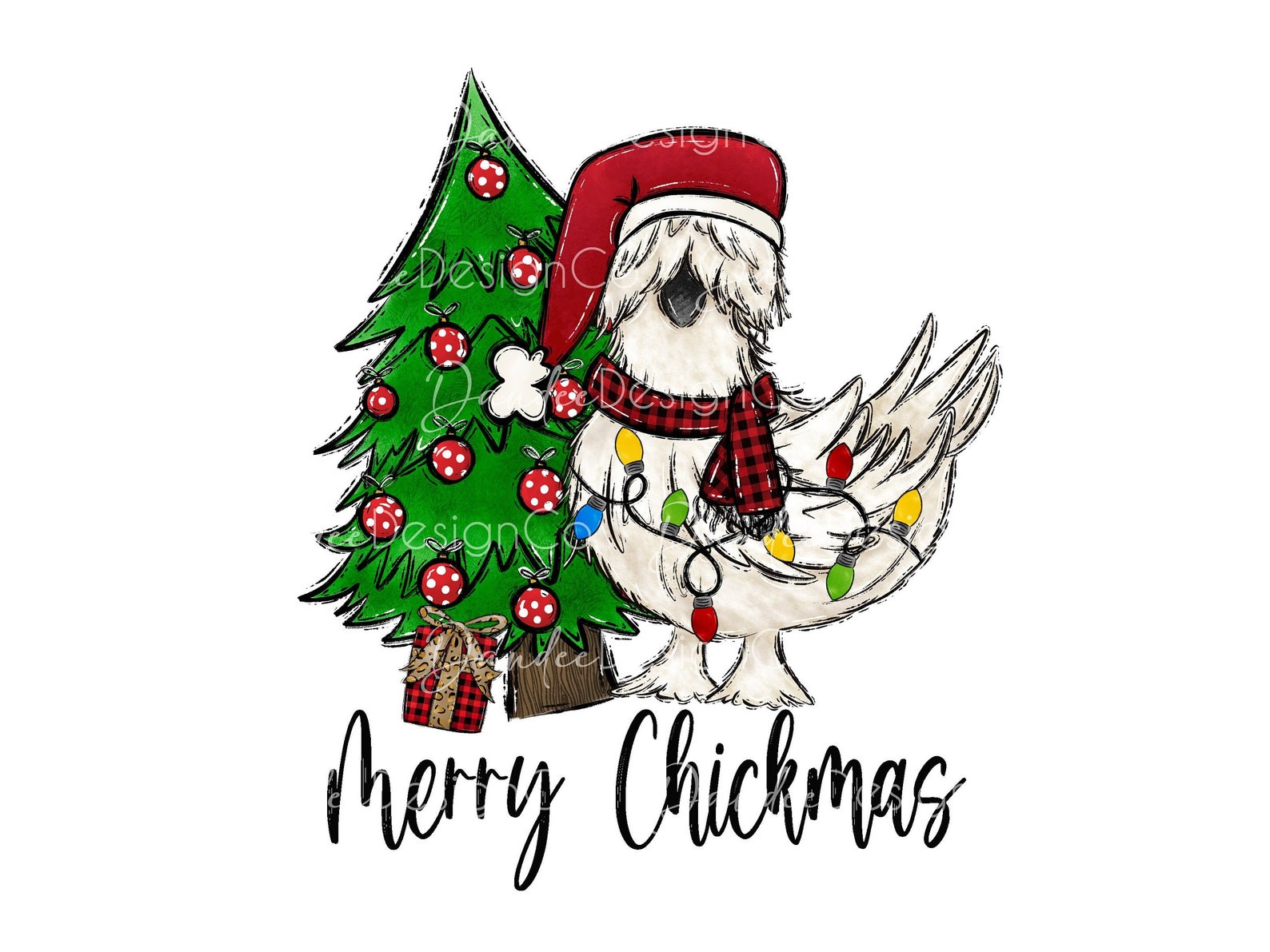 Merry Chickmas PNG, Merry Chickmas Sublimation Design, Christmas PNG ...