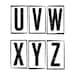 Boxed Alphabet Letters, Boxed Alpha Set, Grunge Box Alphabet, Alpha Set ...