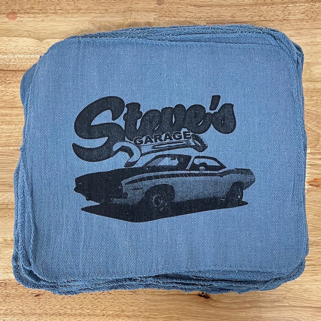 Custom Printed Personalized Shop Rags - Etsy