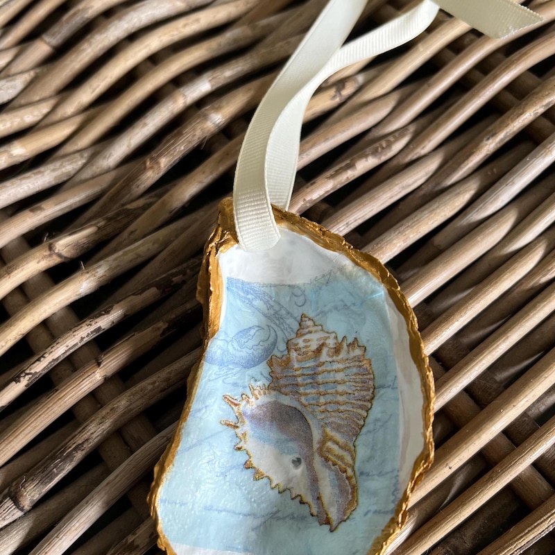 Decoupage Conch Shells - Etsy