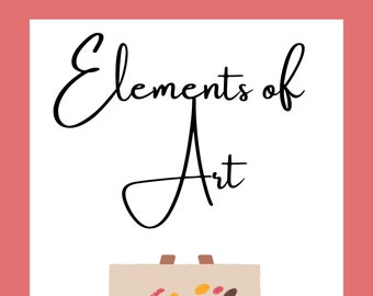 Elements of Art and Principles of Design Posters Bundle, Art Classroom ...