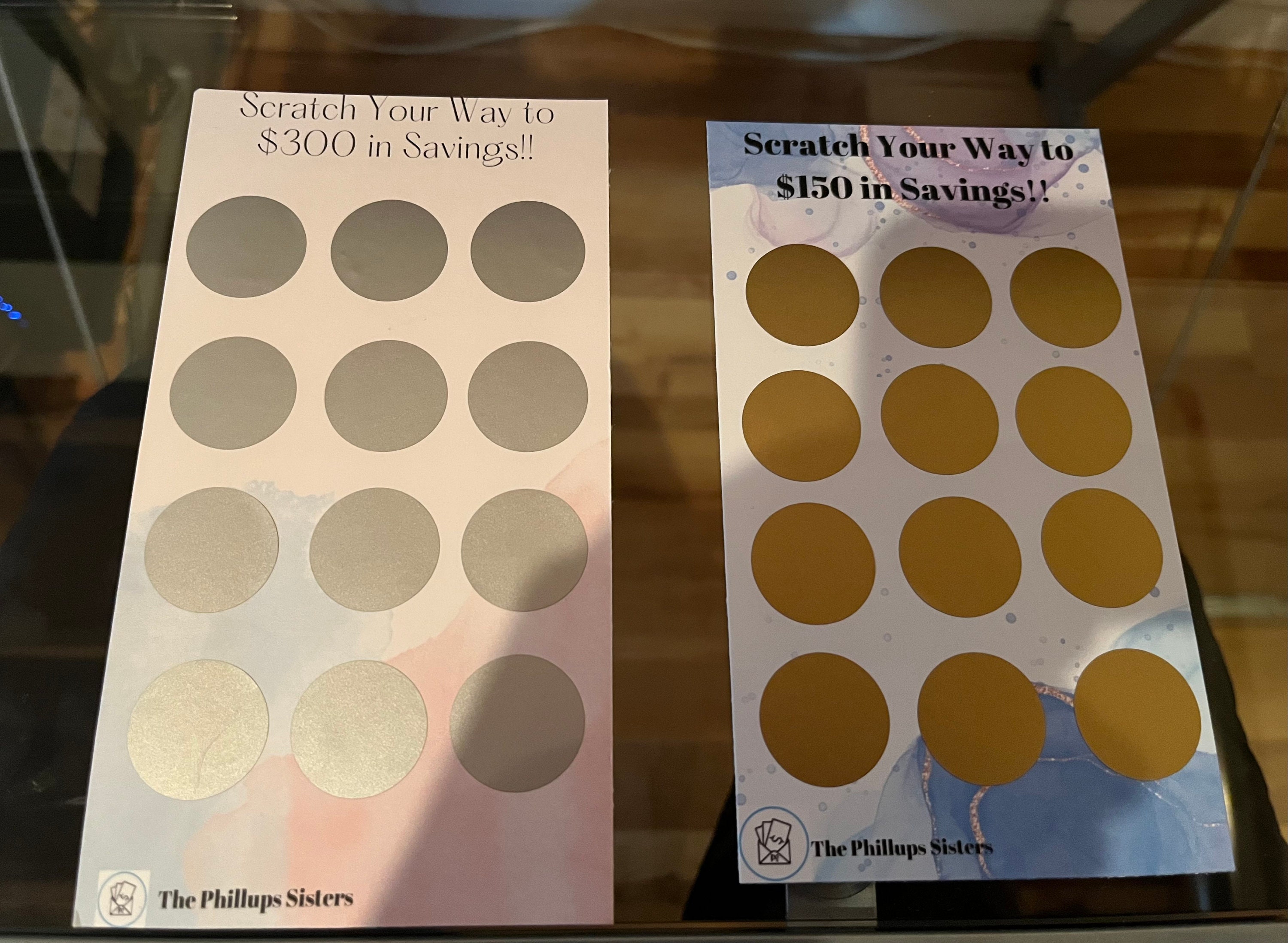 Scratch Your Way to Savings Cards - Etsy