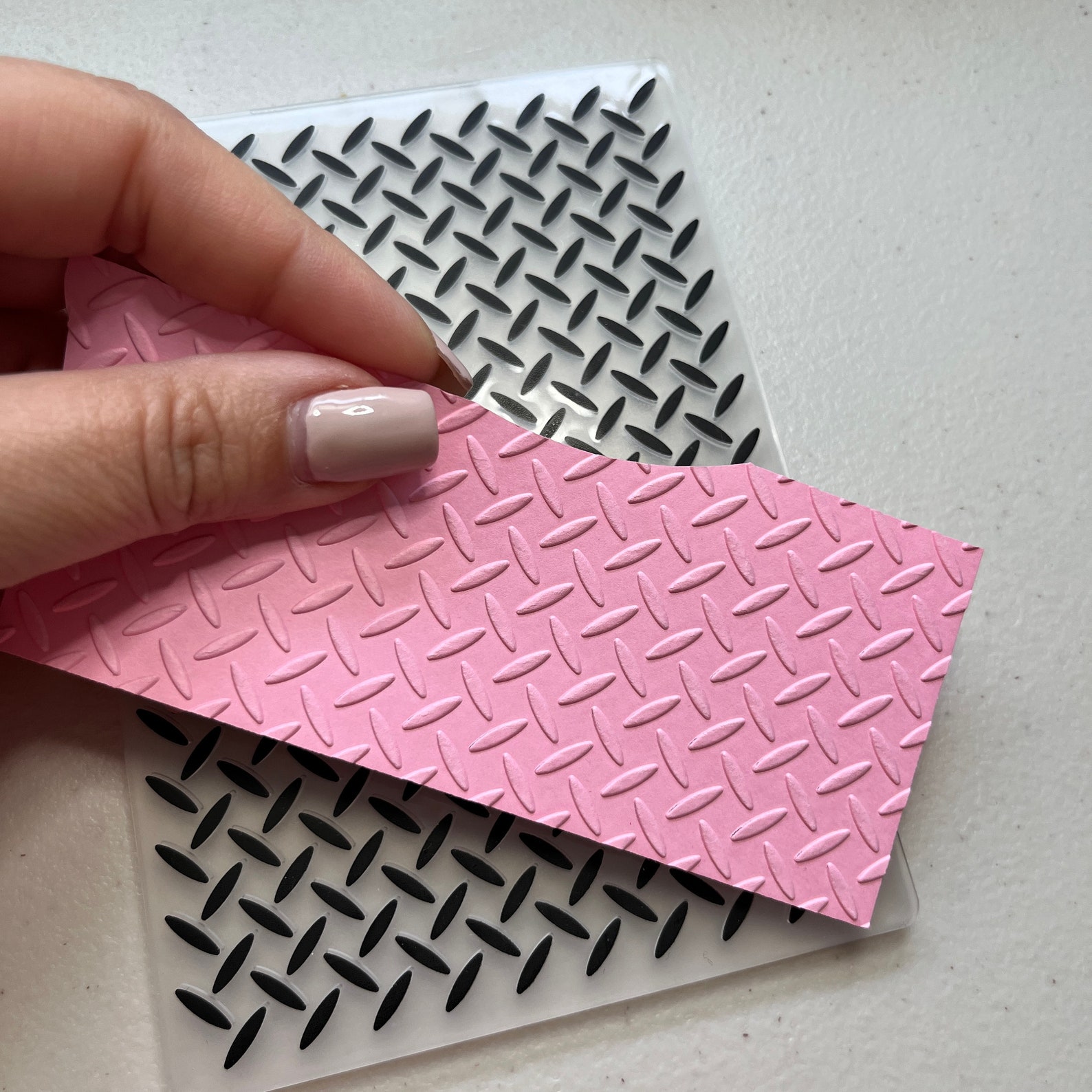 Dash Embossing Folder Background Embossing Folders Paper - Etsy