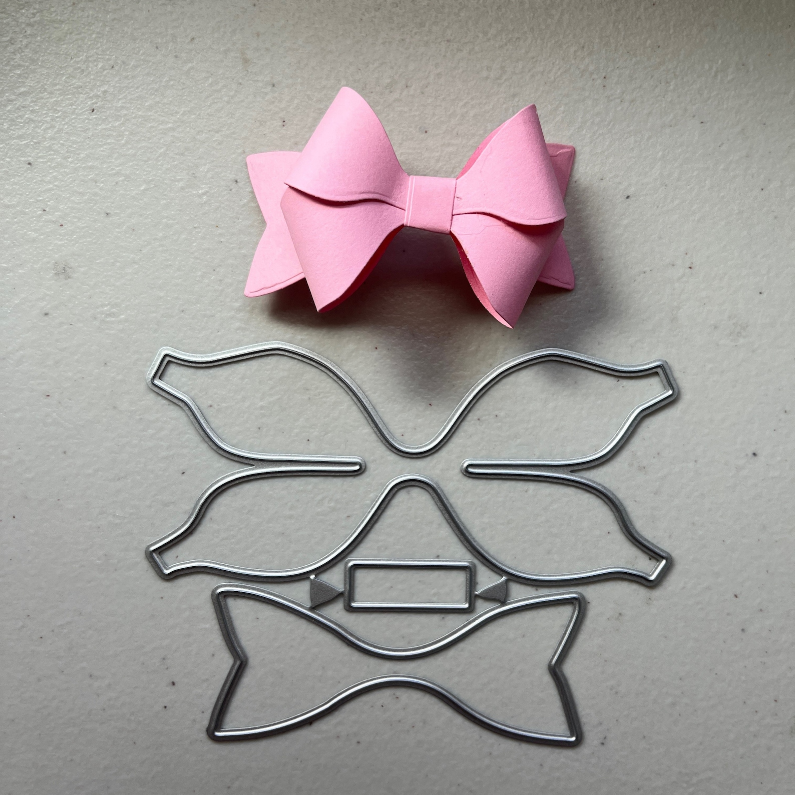 Medium Bows Metal Cutting Dies, Card Making Embossing, 3 Piece Set of ...