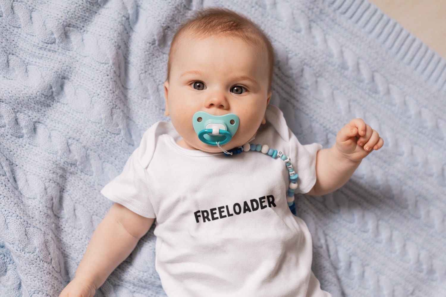 Funny Freeloader Baby Onesie, Funny Baby Bodysuit for New Baby, New ...