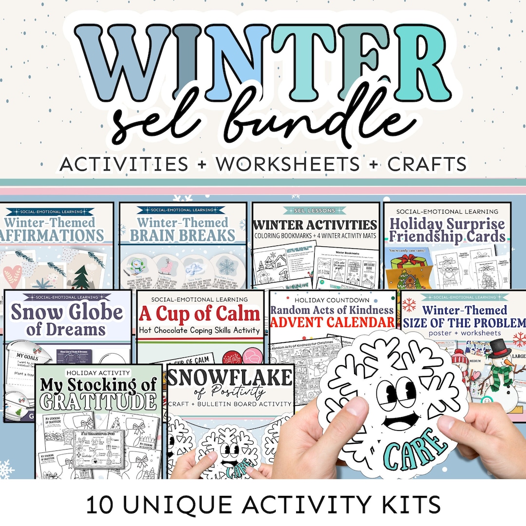 Winter Activities for Kids Winter Crafts for Kids SEL Lessons (Download ...