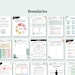 Teen Therapy Worksheets Bundle, Therapist Journal Anxiety, Teenagers ...