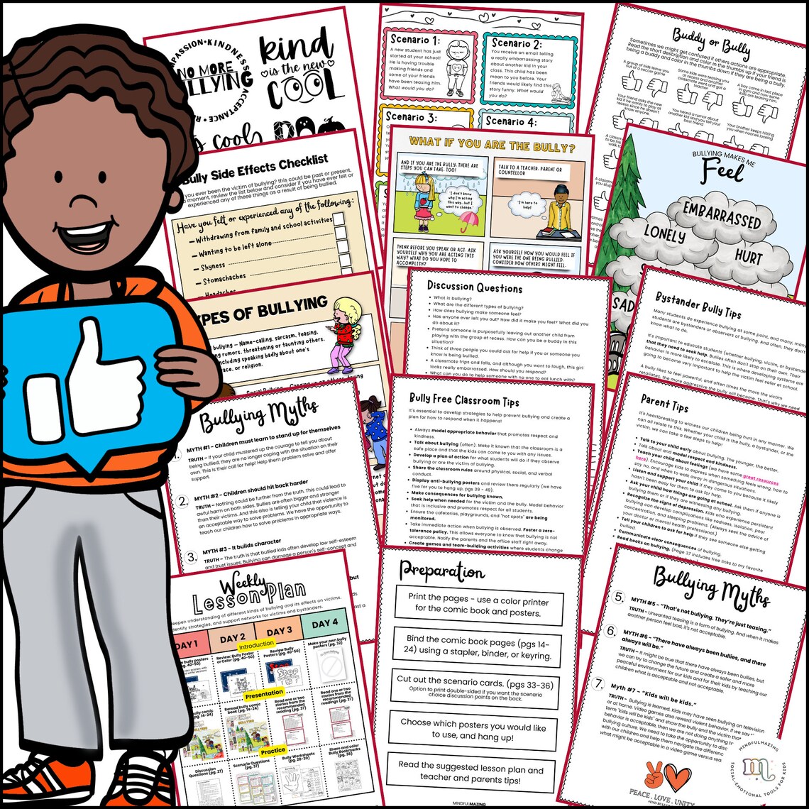 Anti-bullying Activities | Bullying Worksheets + Comic | Positive ...