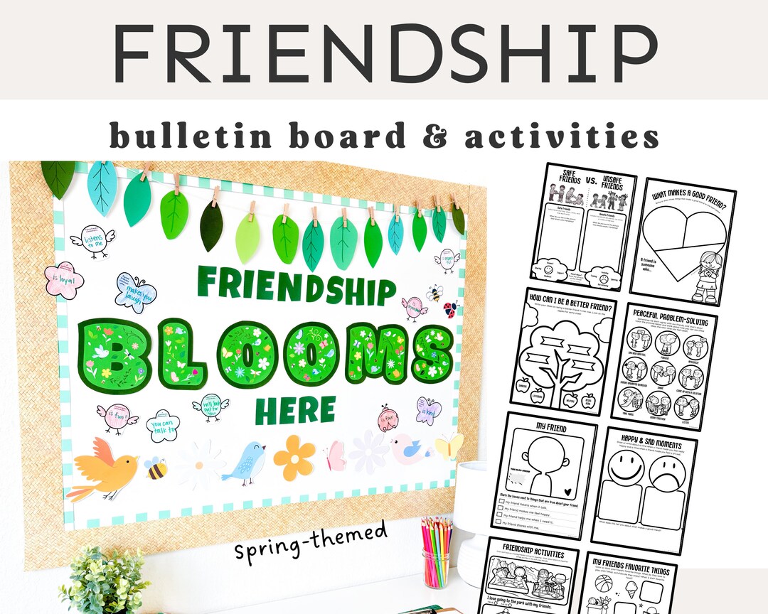 Friendship Bulletin Board Conflict Resolution for Kids Friendship ...