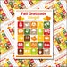 Gratitude Bingo Game for Kids, Fall Bingo, Gratitude Games, Printable ...