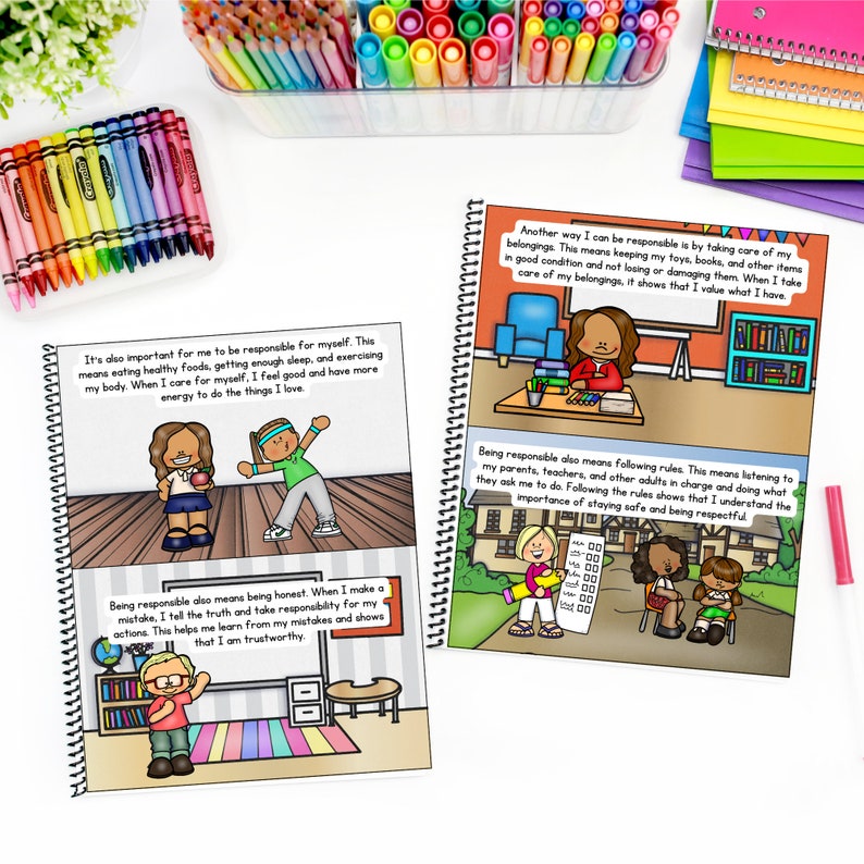 Social Stories Bundle Social Stories Hitting Making Friends Social ...