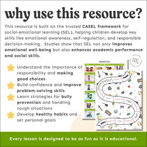 Responsibility Lessons | Responsibility Worksheet| Social Emotional ...