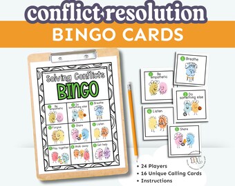 Social Skills BINGO Game | Printable BINGO Game | 30 Players | Social ...