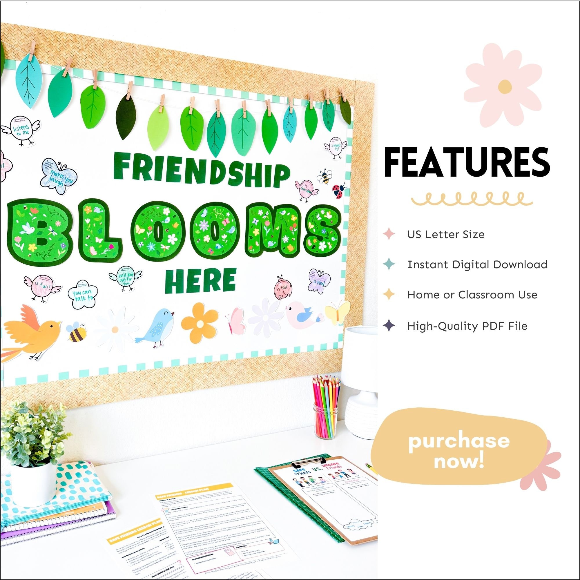 Friendship Bulletin Board Conflict Resolution for Kids Friendship ...