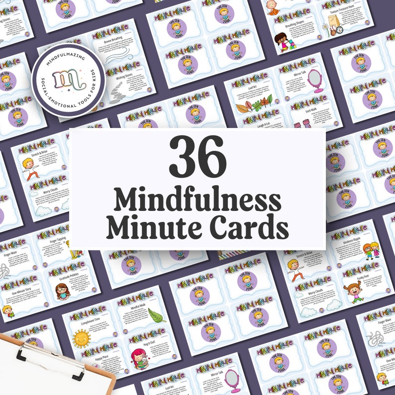 Mindfulness Mini Kit | Breathing Cards | Mindfulness Cards ...