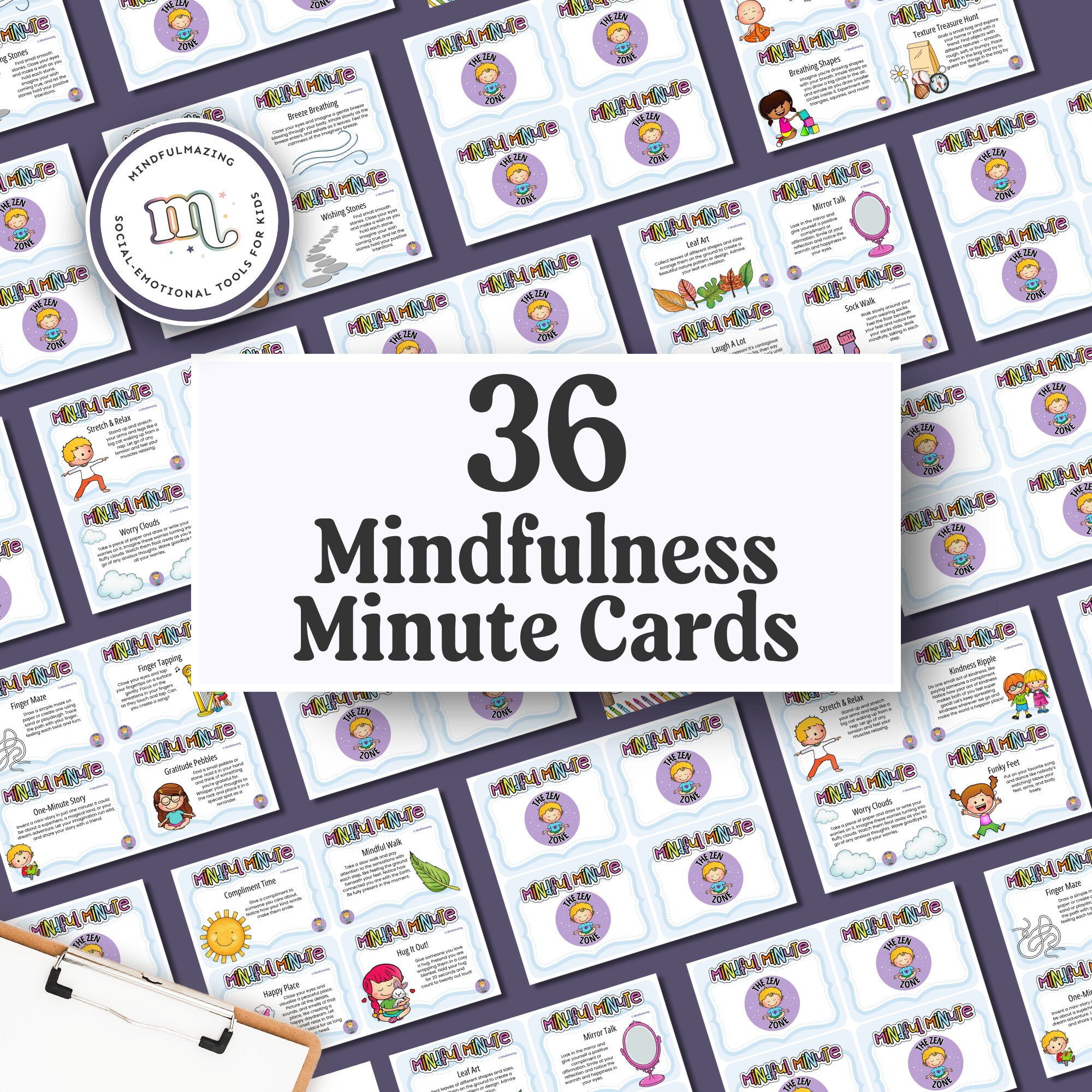 Mindfulness Mini Kit | Breathing Cards | Mindfulness Cards ...