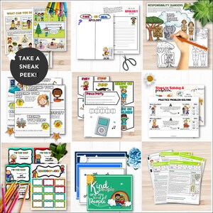 Responsibility Lessons | Responsibility Worksheet| Social Emotional ...