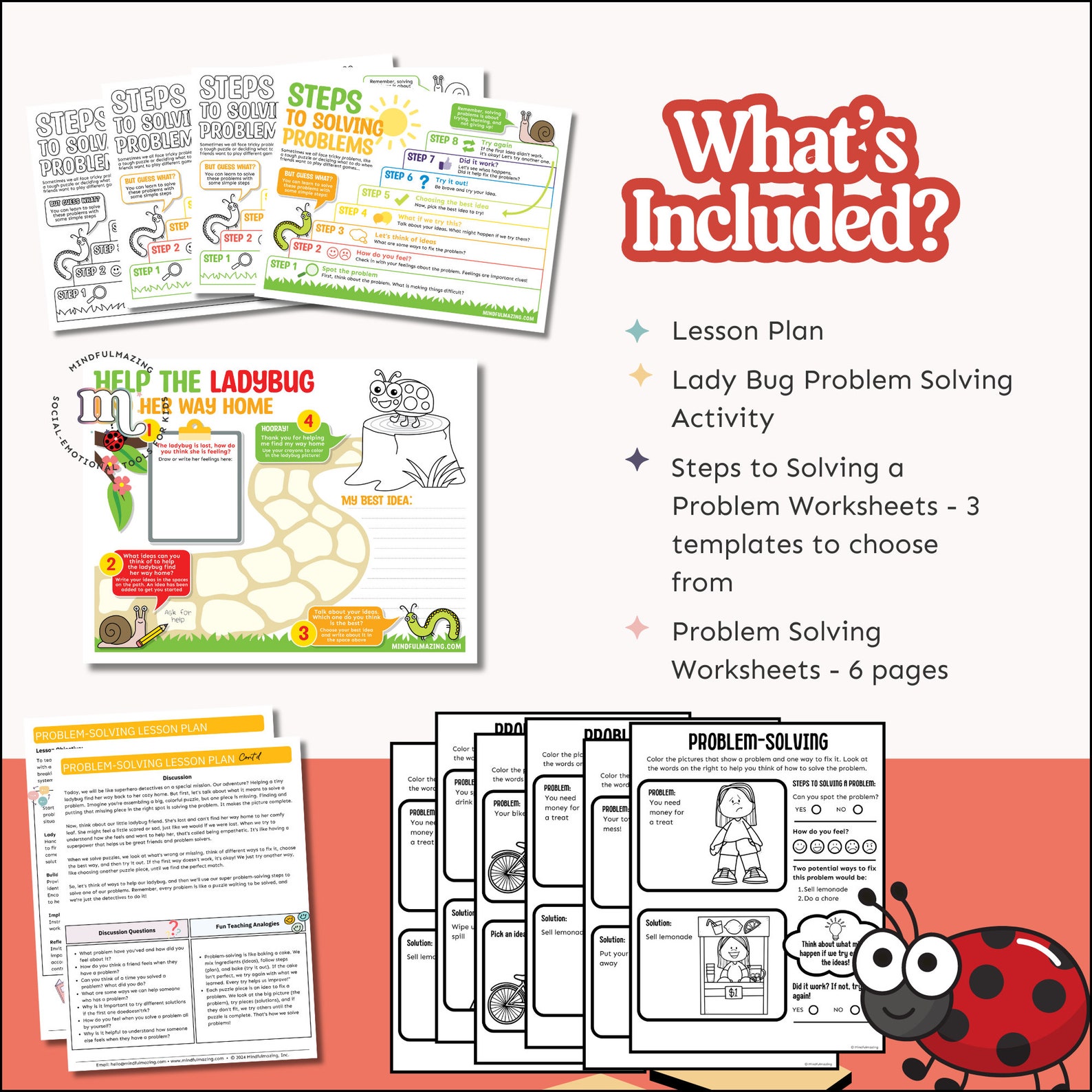 Problem-solving Poster | Life Skills for Kids | Empathy Activity ...