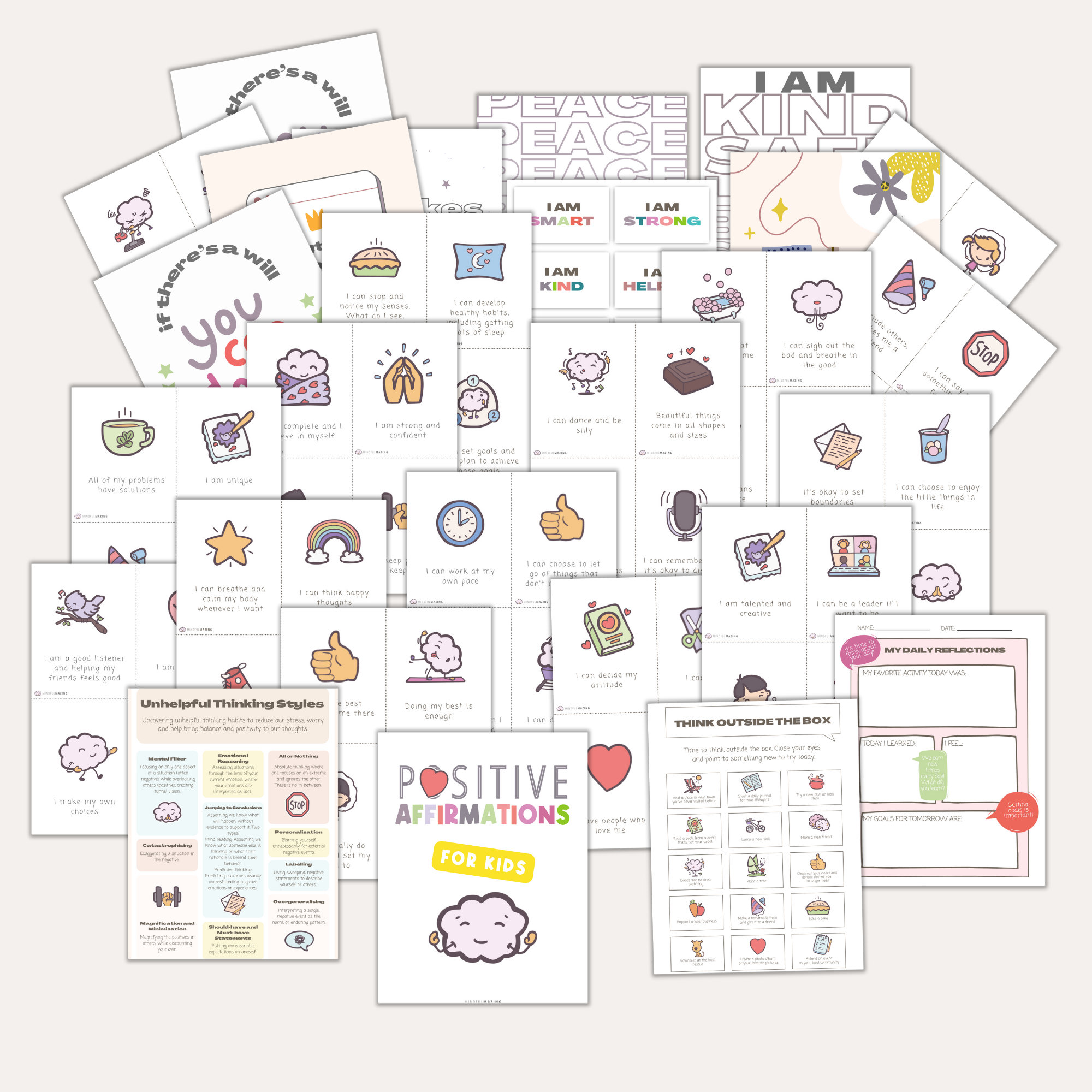 Positive Affirmations for Kids | Affirmation Cards | Affirmation for ...