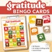 Gratitude Bingo Game for Kids, Fall Bingo, Gratitude Games, Printable ...