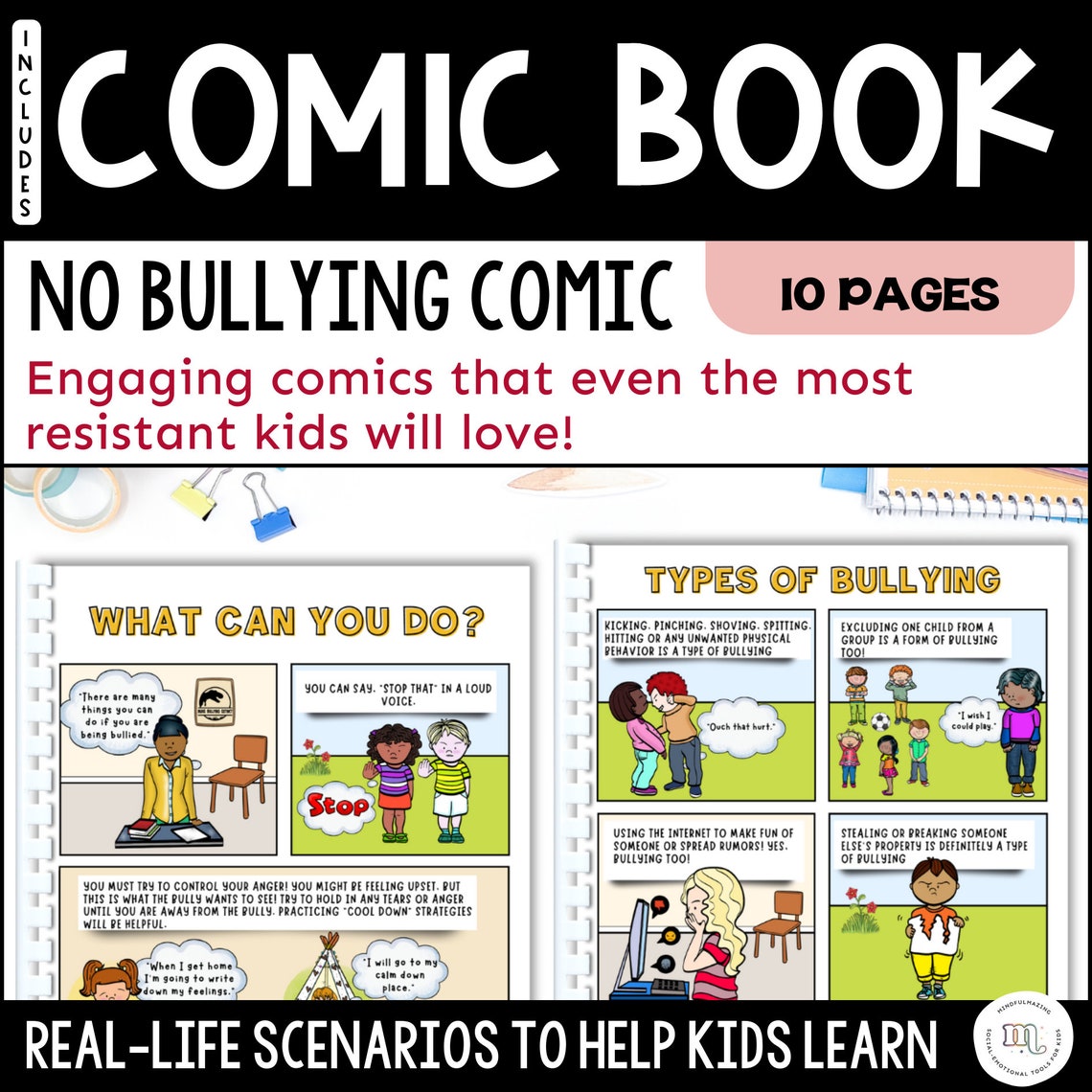 Anti-bullying Activities | Bullying Worksheets + Comic | Positive ...