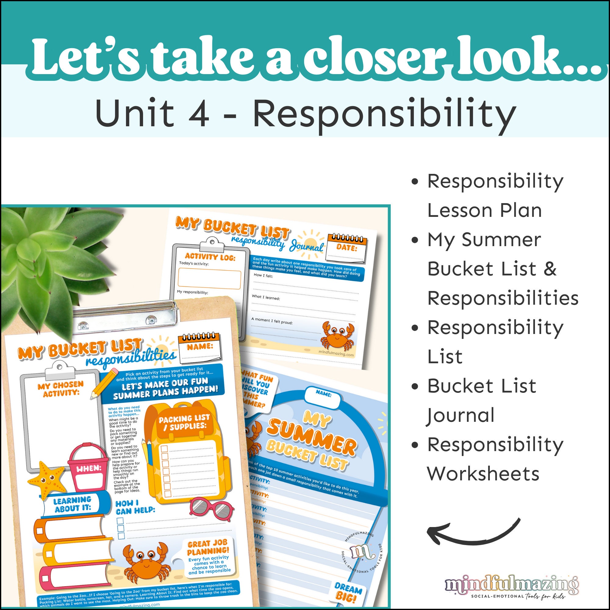 Social Emotional Learning Activities, Summer Bundle, Summer Activities ...