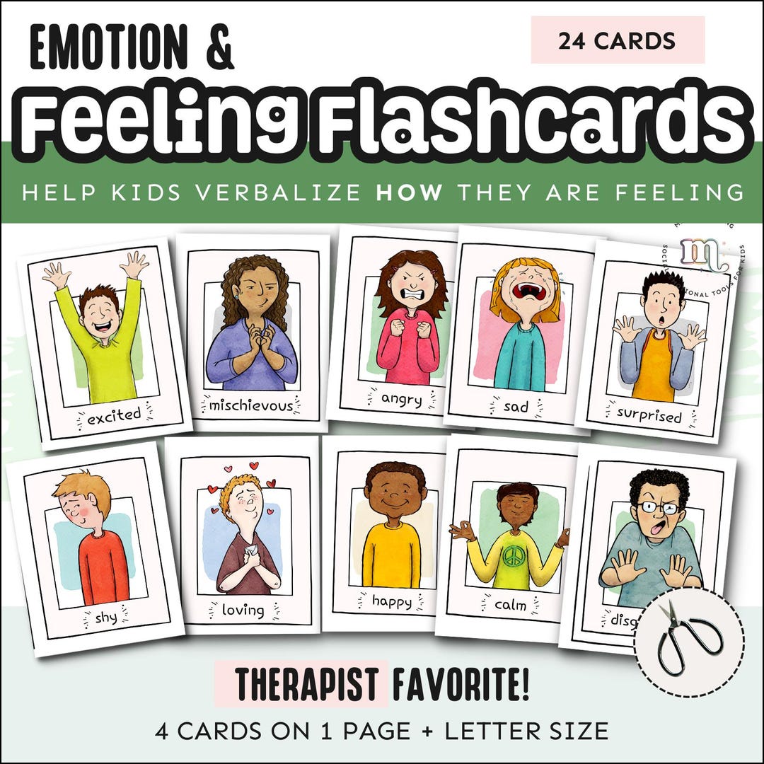 Emotion Flashcards, Feelings Flashcards, Calm Down Corner, Feelings ...